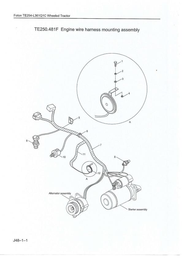 Öldrucksensor 2-Polig - für Foton Traktoren